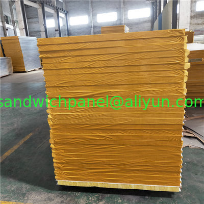 50mm greywhite outdoor decor rock wool sandwich walls panels for worker camp