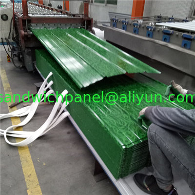 beautiful green grass 840mm color steel roof sheet 0.426mm thickness for sheds storage outdoor