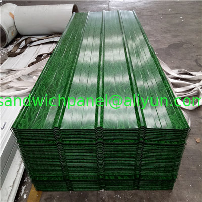 0.426 green grass 840mm steel roofing sheet building materials for prefab warehouse