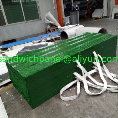 building materials thailand 840mm green grass steel roof sheets with 0.426mm for farms