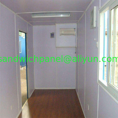 50mm waterproof eps sandwich panel 20ft foldable container house for labour camp