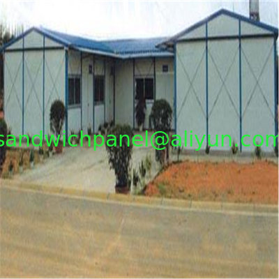 waterproof greywhite prefabricated house with 50mm eps sandwich panels for warehouse