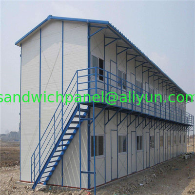 light steel cutomize size prefabricated sandwich panels house workers house