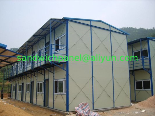 15-35 years labour camp eps sandwich panel prefabricated house with 10 wind resistamce