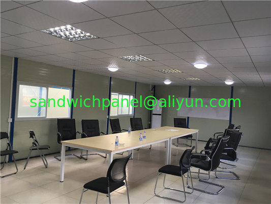 30 years 60kg rock wool sandwich panel prefabricated house for office