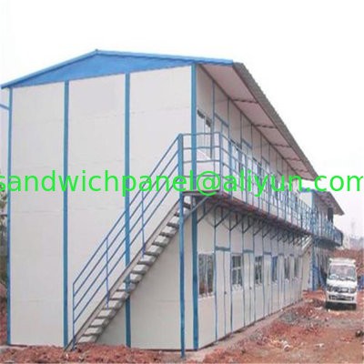 easy assemble rock wool sandwich panel prefabricated house for prefab buildings