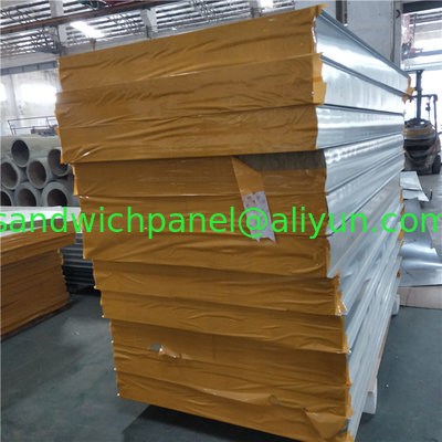 strong energy saving 125mm rock wool sandwich panel with protective film