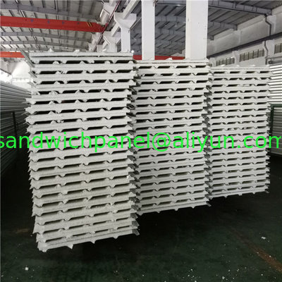 12kg eps sandwich PVC roof panel with 30mm polystyrene foam for warehouse