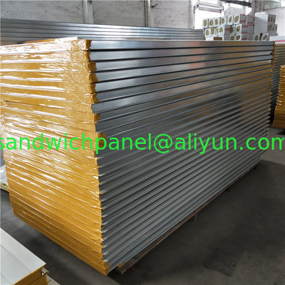 1150-50-0.426 greywhite rock wool sandwich panels with 60kg for the fast buildings