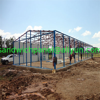 fast assembly C steel K type prefabricated house can be moved 7 times