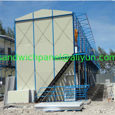 eco-friendly K type prefabricated house with waterproof , thermal insulation and heat proof