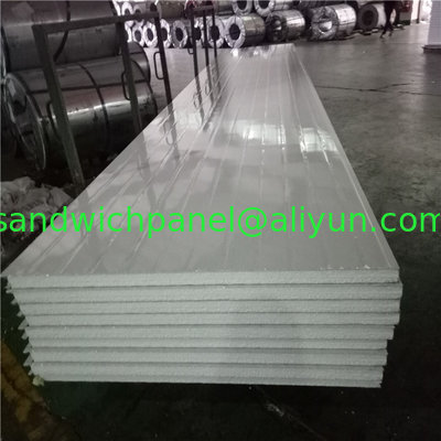 1150-50-476mm greywhite steel sheet eps sandwich panel with protective film both side