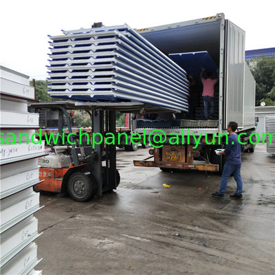 30mm eps sandwich panel with 0.426mm blue steel up and 0.5mm PVC down