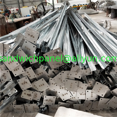more than 30 years windproof iron fence with column 100*100*1.5mm can be moved different places