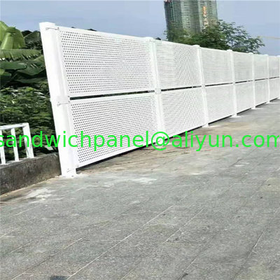 energy saving iron fence with 1.0mm thickness 2 panels 1160*2380mm for real eastate project