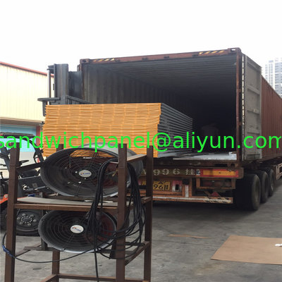 greywhite 50mm hollow mgo sandwich panel with aluminum accessories for clean room