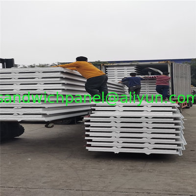 wine red 1050mm type polystyrene foam sandwich roof panels for warehouse