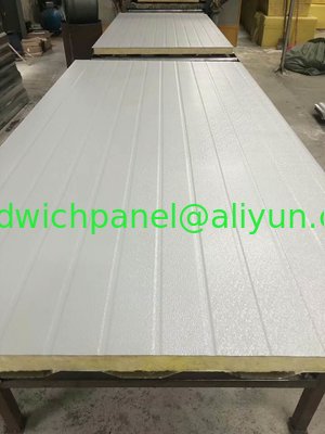greywhite surface metal 50mm glass wool sandwich panel for 20ft container house