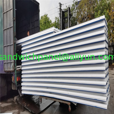 waterproof 1050 mm greywhite eps sandwich roof panel for K  type prefabricated house