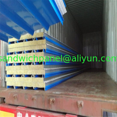 50mm rock wool sandwich roof panel with 11900 and 1500mm long for warehouse