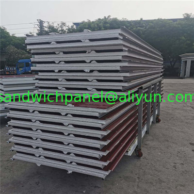 B grade fireproof polystyrene foam sandwich roof panels 50mm for warehouse