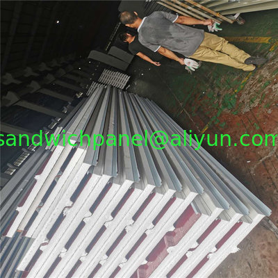 B grade fireproof polystyrene foam sandwich roof panels 50mm for warehouse