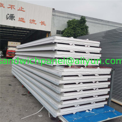 insulated prefabricated sandwich panels 75mm thickness for construction buildings