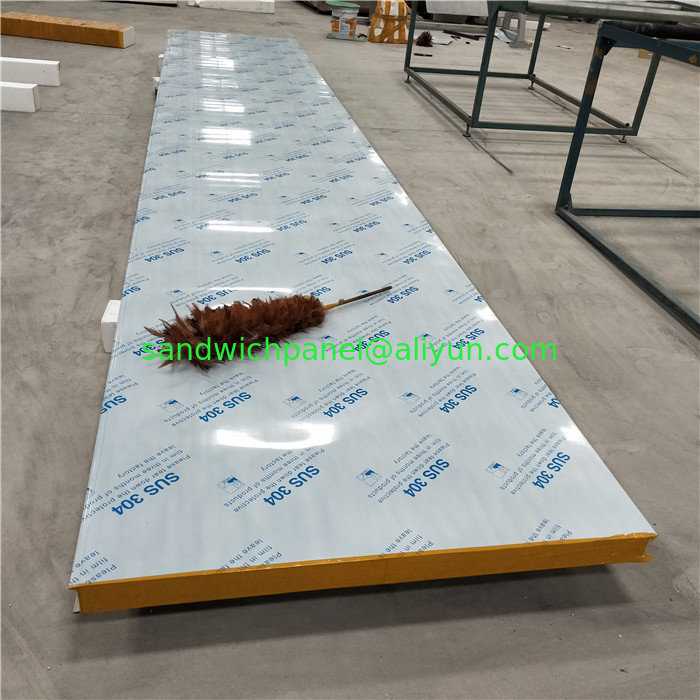 60kg aluminum steel sheet 1150mm modified eps sandwich panel with gpod thermal insulation