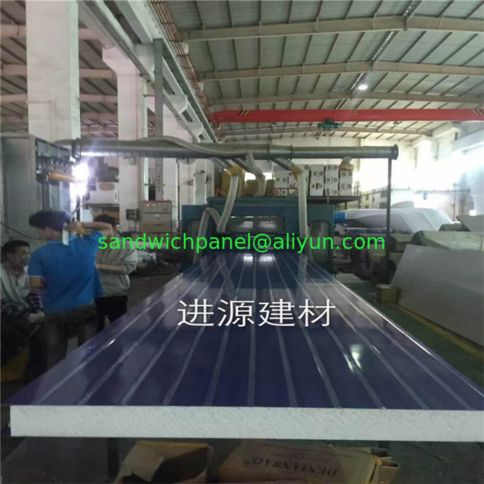 B grade fireproof eps sandwich styrofoam wall panel 1150-50-0.476mm with 14kg