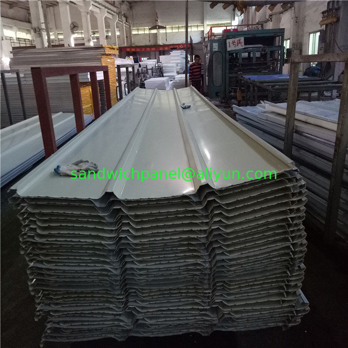1050 ivory white corrugated roof sheets with 0.426mm for temporary fencing