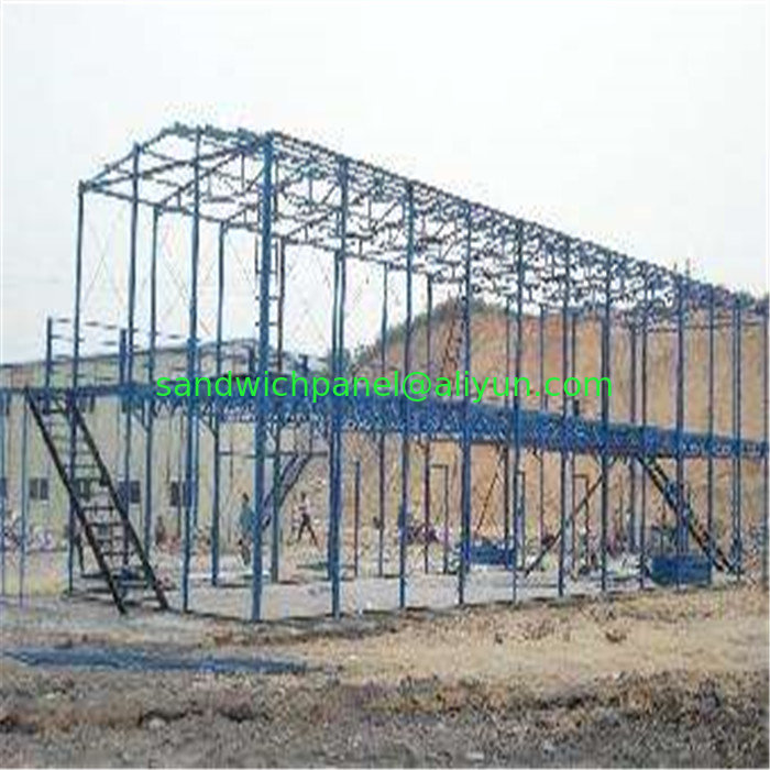 lightweight steel structure K type prefabricated house with 8 grade earthquake resistance