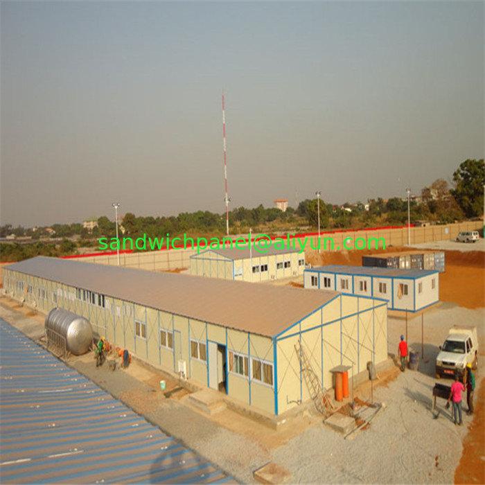 light steel eps sandwich panel prefabricated house fast assemble for workers camp