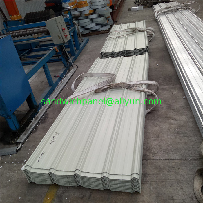 840-526mm ivorywhite corrugated roof sheet with life span 30 years for chicken house