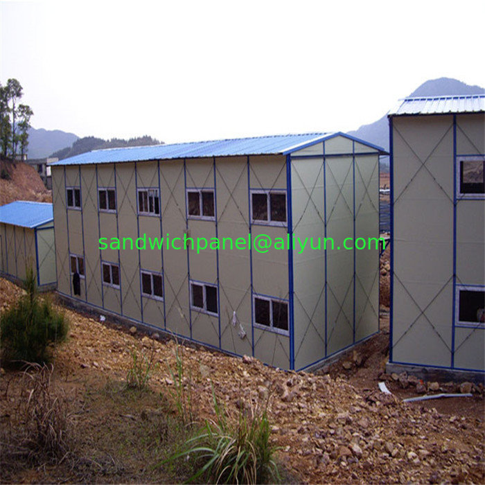 light steel structure prefab eco homes resist 8grade wind for construction buildings
