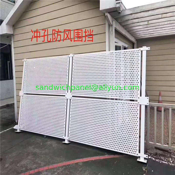more than 30 years windproof iron fence with column 100*100*1.5mm can be moved different places