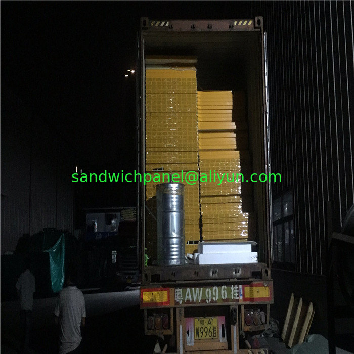 greywhite 50mm hollow mgo sandwich panel with 0.426mm thickness stel sheet for clean room