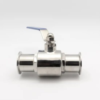 Hygienic two pieces body sanitary tri clamp ball valve,304,SS316L,Full Bore,Tri-Clamped