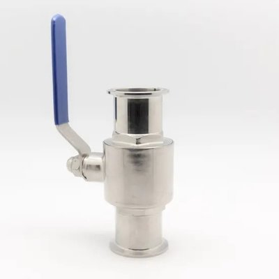 Valvola a sfera sanitaria attivata pneumatica di modo dell'acciaio inossidabile 2 con con l'estremità del Tri morsetto