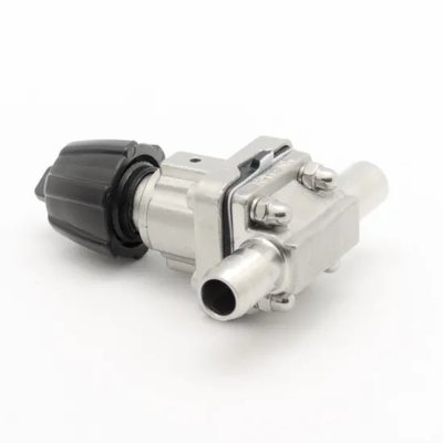 Sanitary Diaphragm Valves With Tri-Clamp Ends, Weld type,Manual Type, Plastic Handwheel