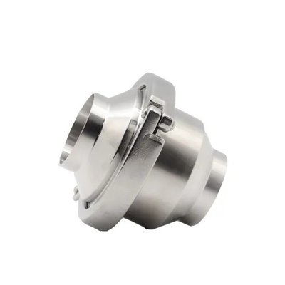 Del commestibile dell'acciaio inossidabile SS304 316L dell'organo sindacale valvola di ritenuta sanitaria di ritorno non
