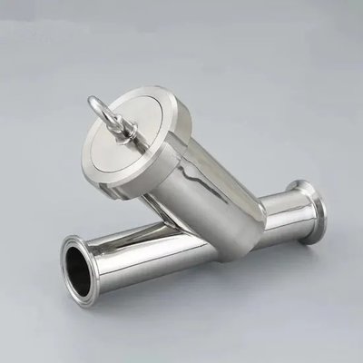 Filtro sanitario dal tri morsetto, filtro dal filtro dell'acqua dei montaggi Y della latteria dell'acciaio inossidabile