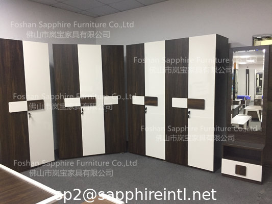 BS-187 Apartment nightstand side table wardrobe cabinet, MDF hotel bedroom furniture Modern furniture homes foshan