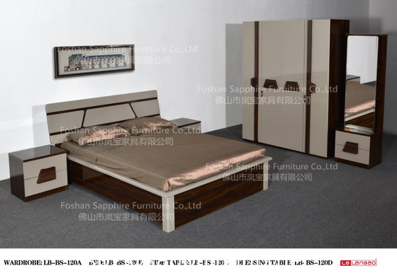 BS-120 Apartment nightstand side table wardrobe cabinet, MDF hotel bedroom furniture Modern furniture homes foshan