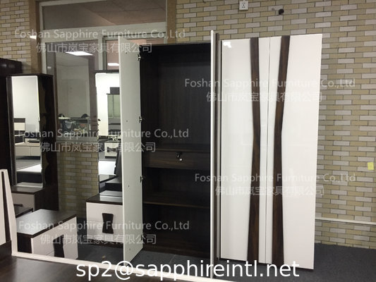 BS-101 Apartment nightstand side table wardrobe cabinet, MDF hotel bedroom furniture Modern furniture homes foshan