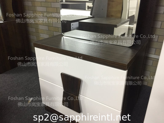BS-101 Apartment nightstand side table wardrobe cabinet, MDF hotel bedroom furniture Modern furniture homes foshan