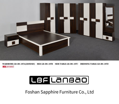 BS-187 Apartment nightstand side table wardrobe cabinet, MDF hotel bedroom furniture Modern furniture homes foshan