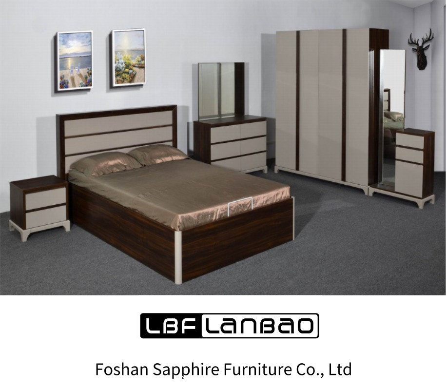 BS-183 Apartment nightstand side table wardrobe cabinet, MDF hotel bedroom furniture Modern furniture homes foshan