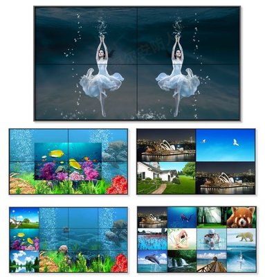 High Definition 700 cd / m2 LCD Video Walls with orignal Samsung DID panel