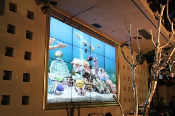 High Brightness Led Backlight LCD Video Walls for Cinema Theater Full HD