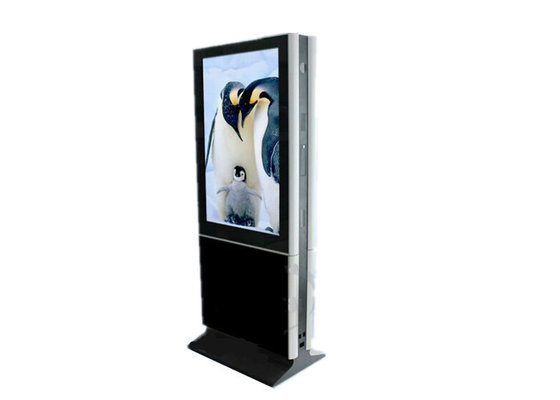 Double Sided Display free digital signage player For Market Entrance